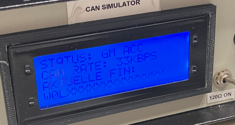 CAN-Bus Simulation - Meisterhand Service
